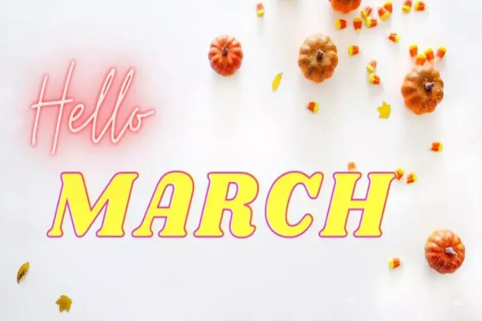 March Greetings Stickers Template | PosterMyWall