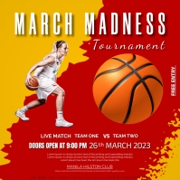 March Madness Instagram Poster Template | PosterMyWall