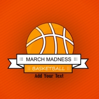Basketball Tournaments March Madness Banner Template | PosterMyWall