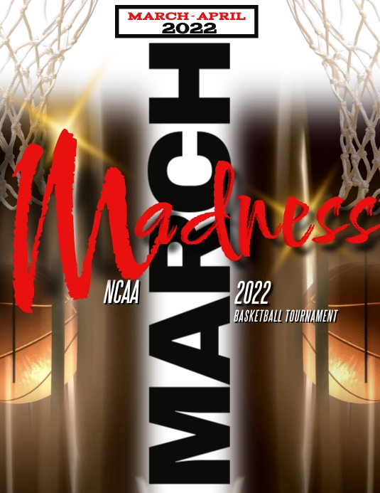 MARCH MADNESS Template | PosterMyWall
