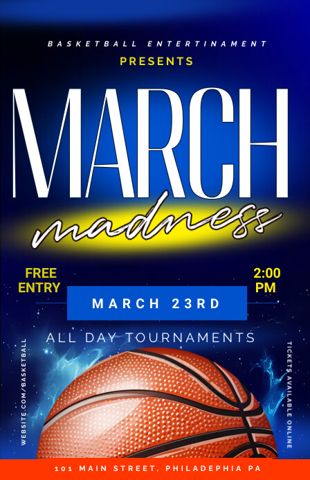March Madness Template | PosterMyWall