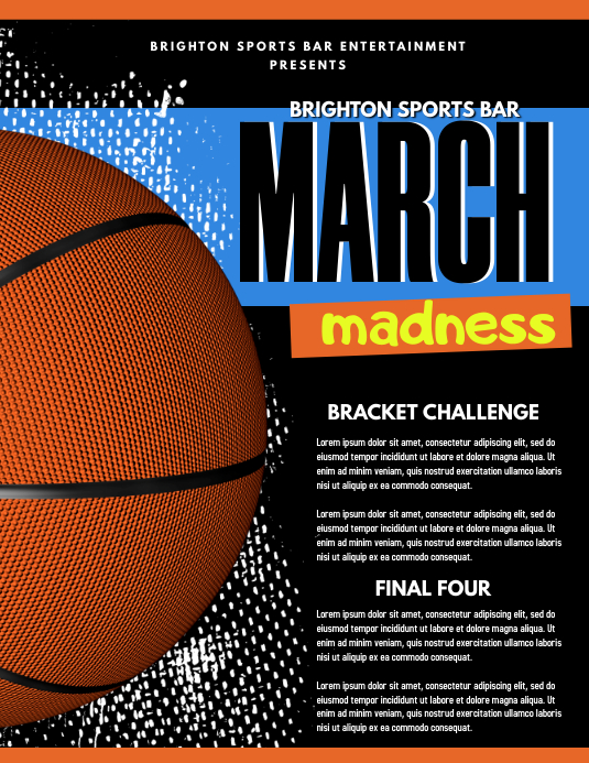 Copy of March Madness | PosterMyWall
