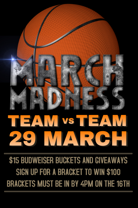 March Madness | PosterMyWall