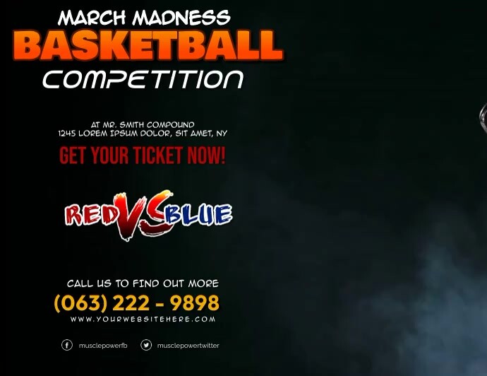 March Madness Template | PosterMyWall