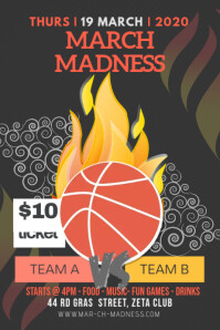 MARCH MADNESS Template | PosterMyWall