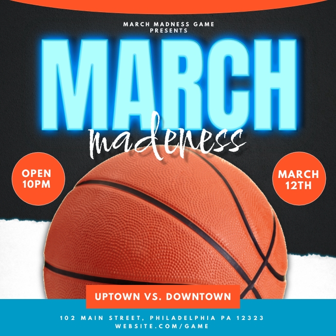 March Madness Template | PosterMyWall