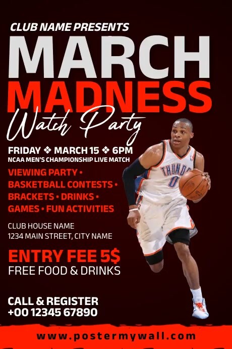 Copy of March Madness | PosterMyWall