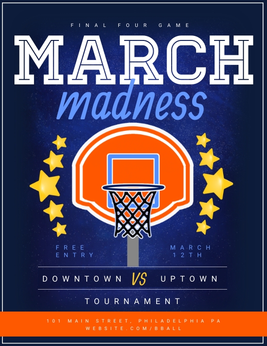 March Madness Template | PosterMyWall