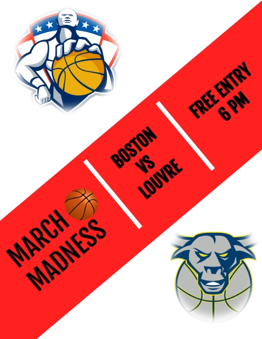 MARCH MADNESS Template | PosterMyWall