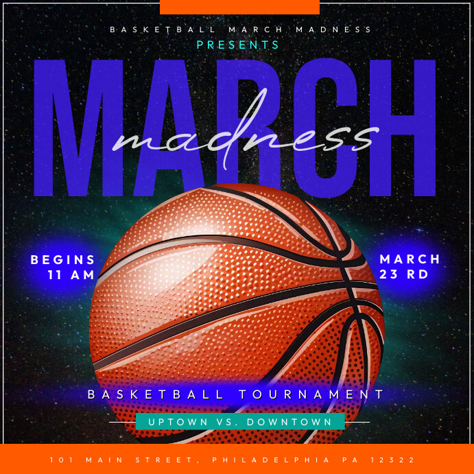 March Madness Template | PosterMyWall