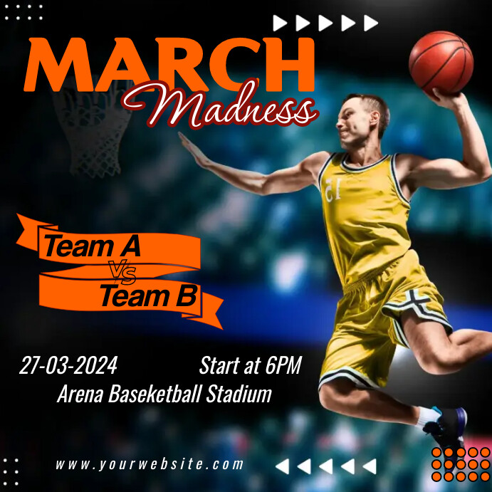 March Madness Template | PosterMyWall