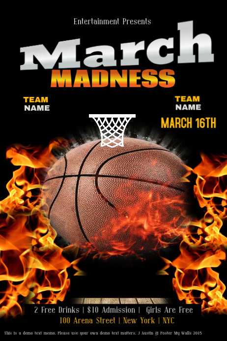 March Madness Template | PosterMyWall