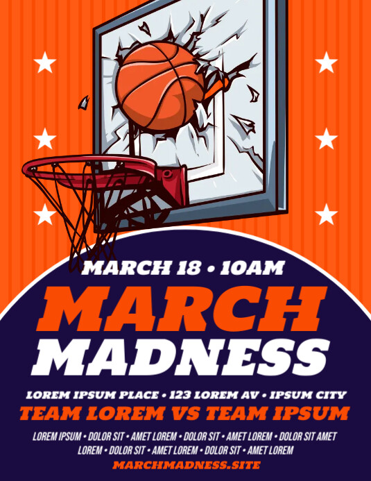 MARCH MADNESS FLYER Template | PosterMyWall