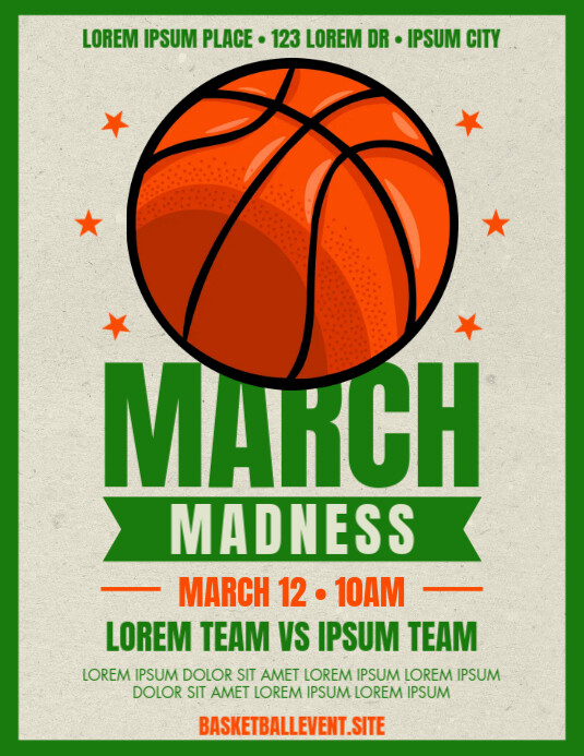 Copy of MARCH MADNESS FLYER | PosterMyWall