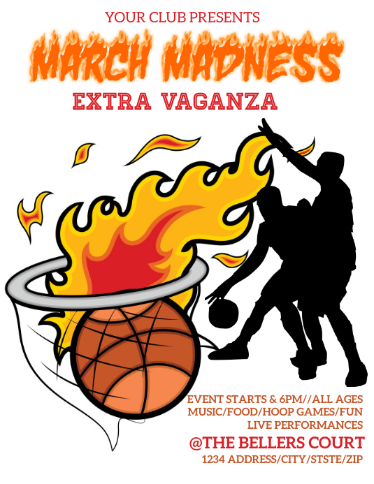 MARCH MADNESS FLYER Template | PosterMyWall