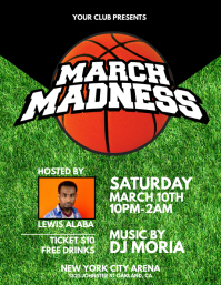 March Madness Party Flyer Template | PosterMyWall