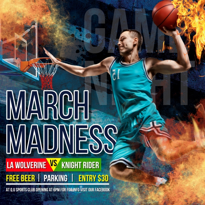 Copy of March madness instagram | PosterMyWall