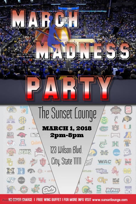 March Madness Party | PosterMyWall