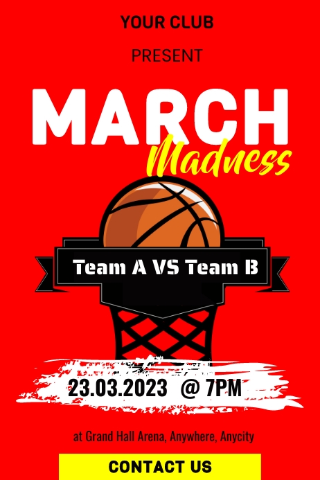 March Madness Poster Template | PosterMyWall