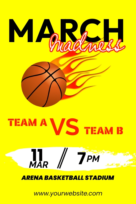 March Madness Poster Template | PosterMyWall