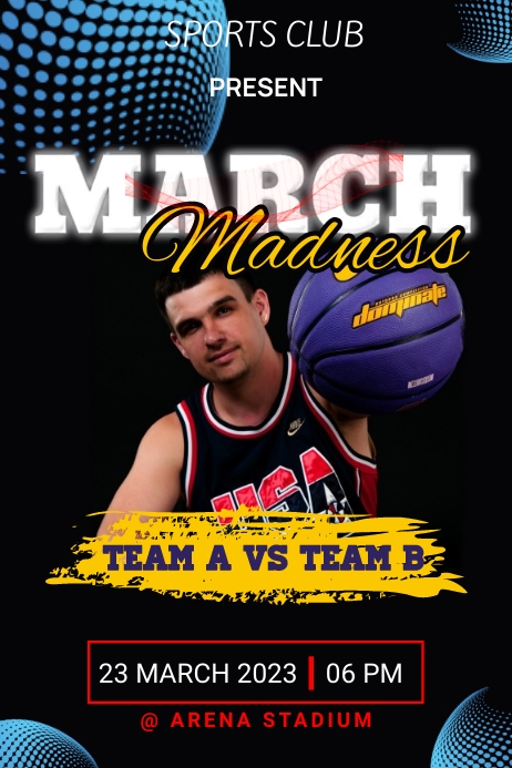 March Madness Poster Template | PosterMyWall