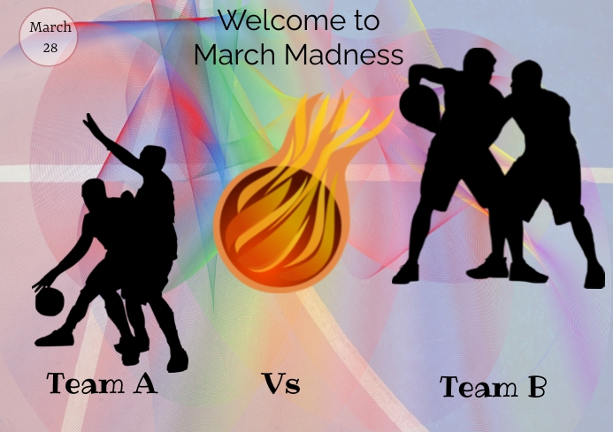 March Madness poster Template | PosterMyWall
