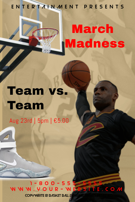 March Madness Template | PosterMyWall