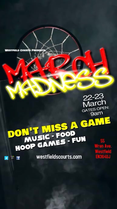 march madness Poster Template | PosterMyWall