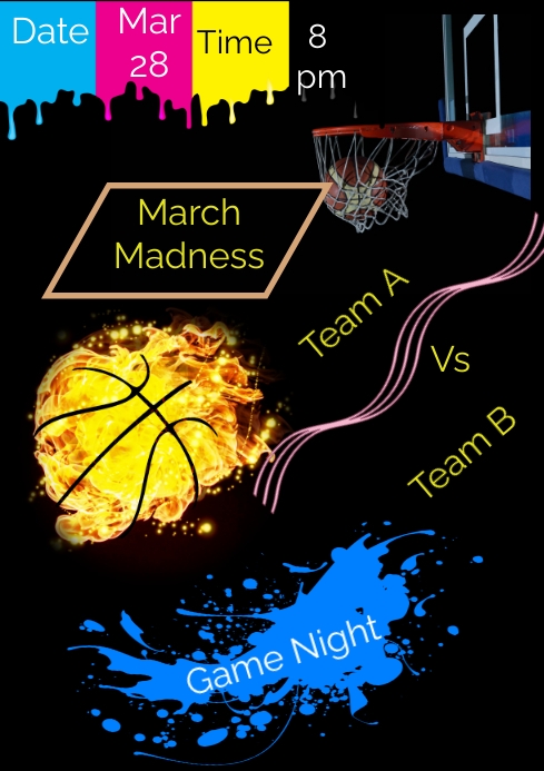 March Madness poter Template | PosterMyWall