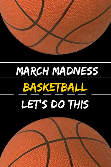 March Madness Premium Poster Template | PosterMyWall