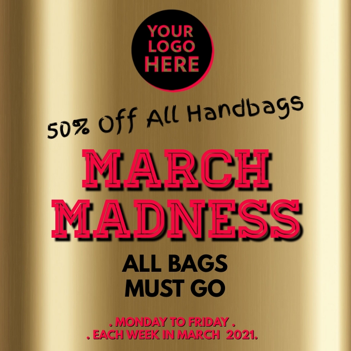 March Madness Sale Template | PosterMyWall