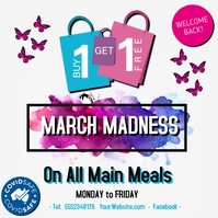 March madness sale Instagram post Template | PosterMyWall