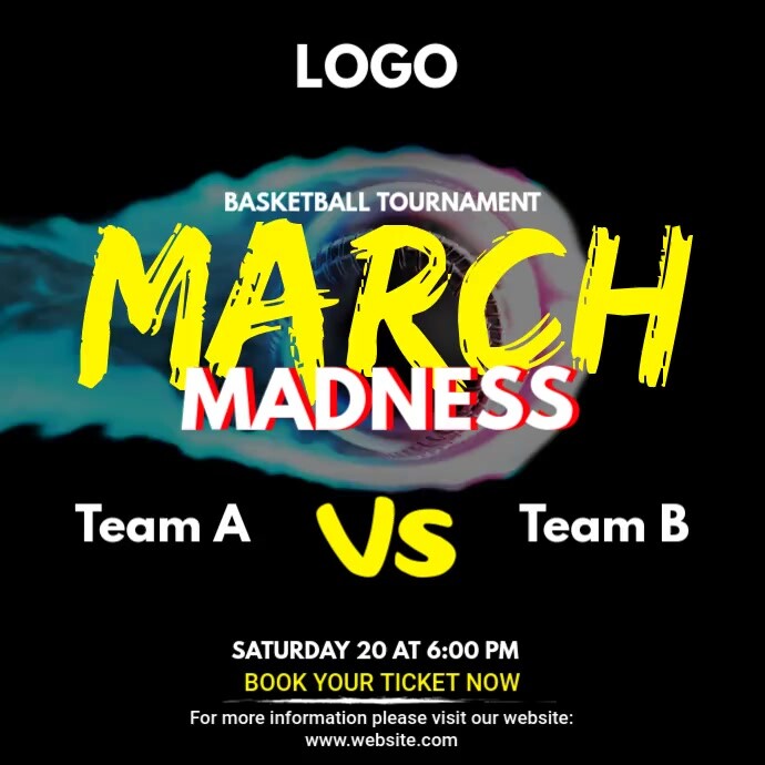 March Madness Template | PosterMyWall