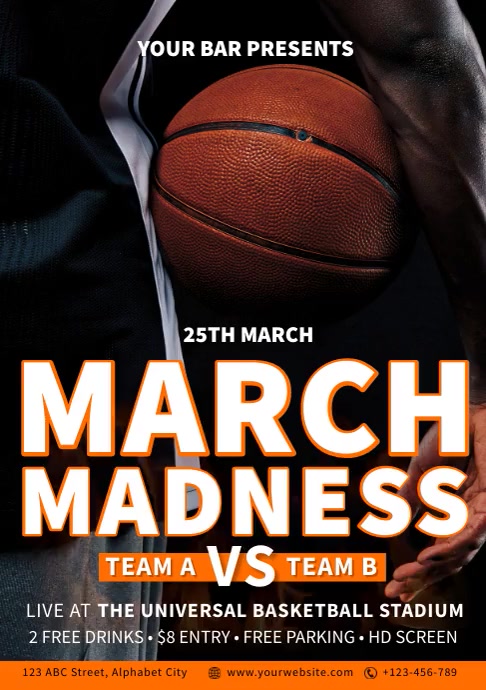 March Madness Template | PosterMyWall