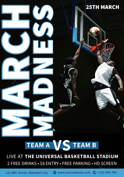 March Madness Template | PosterMyWall