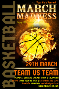 March Madness Poster Template | PosterMyWall