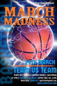 MARCH MADNESS POSTER Template | PosterMyWall