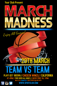 march madness8 Template | PosterMyWall