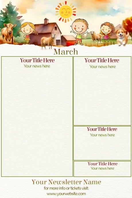 Copy of March Newsletter by Paula | PosterMyWall