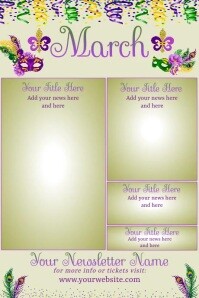 March Newsletter by Paula Template | PosterMyWall