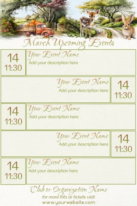 March Newsletter by Paula Template | PosterMyWall