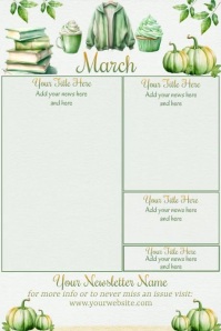 March Newsletter by Paula Template | PosterMyWall