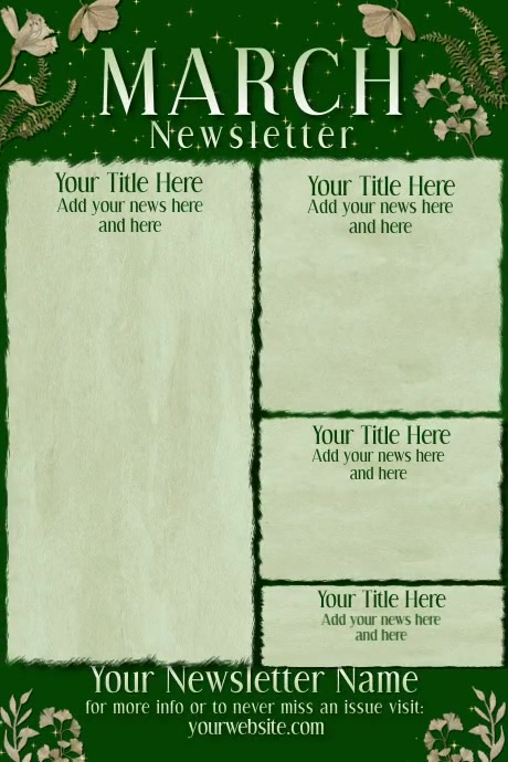 Copy of March Newsletter | PosterMyWall