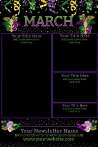 March Newsletter Template | PosterMyWall