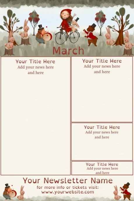 March Newsletter Template | PosterMyWall