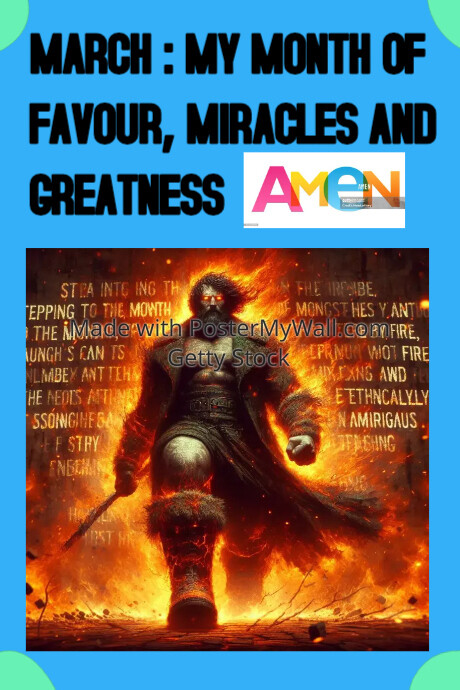 MARCH POSTER Template | PosterMyWall