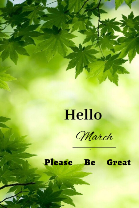 Copy of March template | PosterMyWall