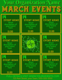 39,140+ March Events Calendar Customizable Design Templates | PosterMyWall