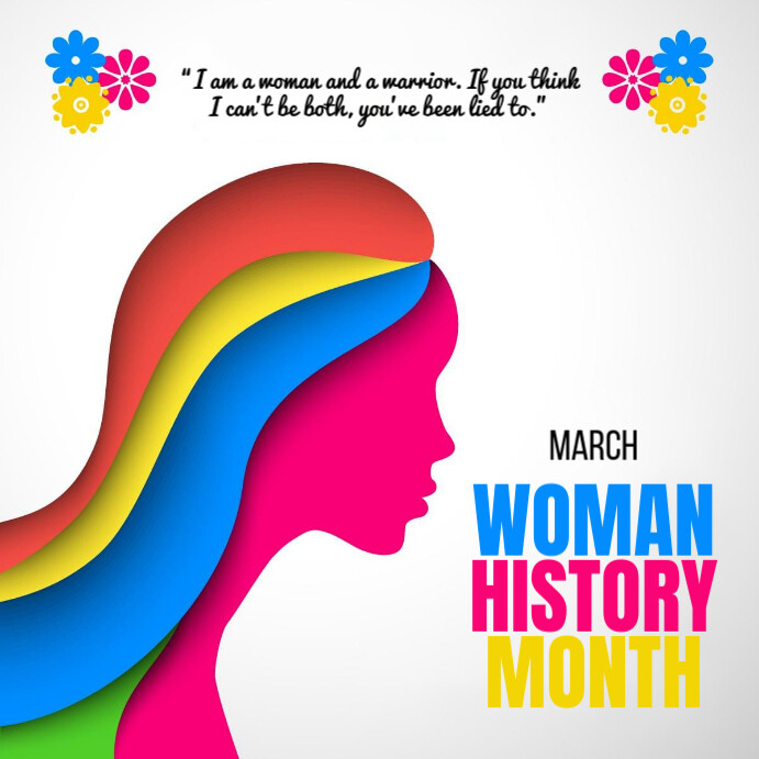 March Woman History Month Template | PosterMyWall