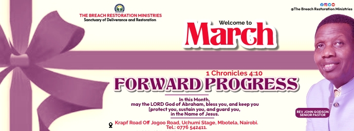 Copy of March: Forward Progress | PosterMyWall